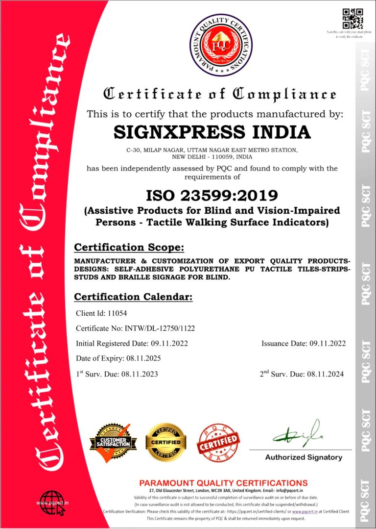 Stainless Steel Tactile Strip 304 | used in Blind People on Various ...